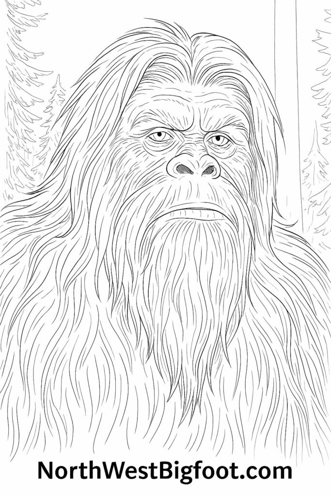 Bigfoot Coloring Book - Volume 2 - NorthWest Bigfoot