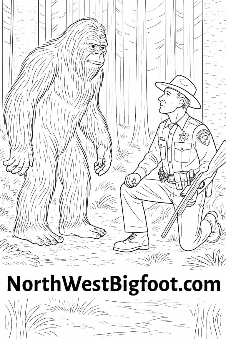 Welcome to Bigfoot Coloring Pages: Volume 2 - NorthWest Bigfoot